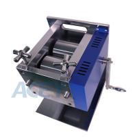 China Horizontal Rolling Press Electrode Calendering Machine for Lithium Battery Lab Research for sale