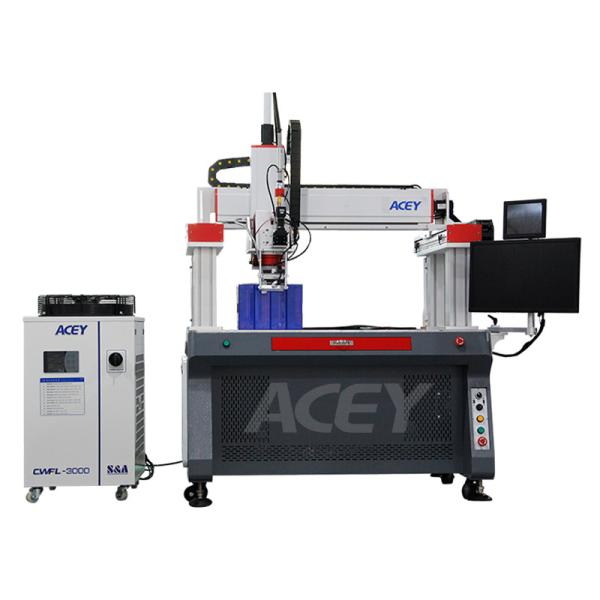 Quality 4000W Automatic Prismatic Battery Pack Laser Welding Machine For Aluminum Copper Nickel Busbar for sale