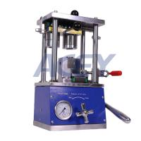 China Laboratory Manual Cylindrical Battery Sealing Packaging Machine for sale