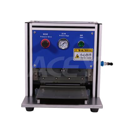 China Pneumatic Pouch Cell Aluminum Film Edge Cutting Trimming Machine for sale