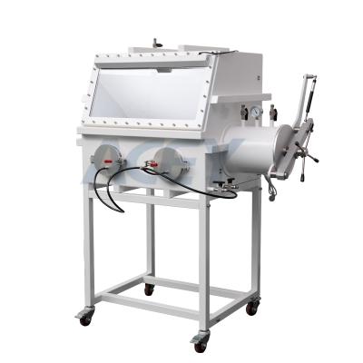 China Customized Single Side Lab Stainless Steel Vacuum Glove Box for sale