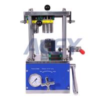 China Manual Hydraulic Cylindrical Battery Sealing Machine For Lab for sale