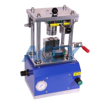 China Pneumatic Cylindrical Battery Sealing Machine For Lab Cell Crimping for sale