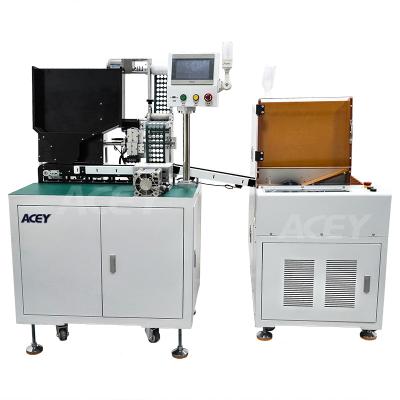 China 2 In 1 Cylindrical Battery Sorting And Fish Paper Pasting Machine for sale
