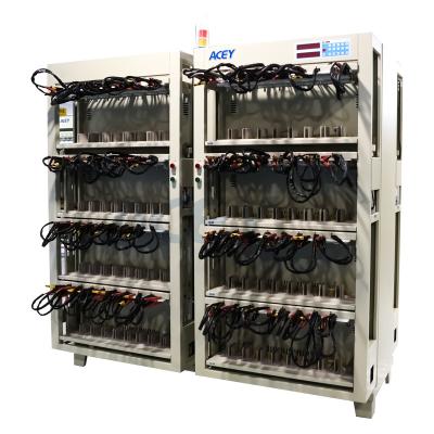 China 5V 30A Prismatic Lithium Battery Cell Formation Grading Test Machine With Alligator Clips for sale
