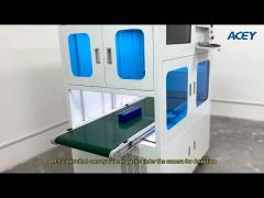 automatic visual inspection machine for cylindrical battery positive & negative electrode