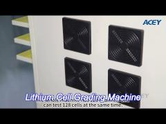 5v 40a 128 channels energy-saving pouch cell grading machine for lithium ion battery
