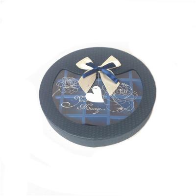 China High Quality Cheap Custom Design DIY Round Food Packaging Box For Cookies and Macaron for sale