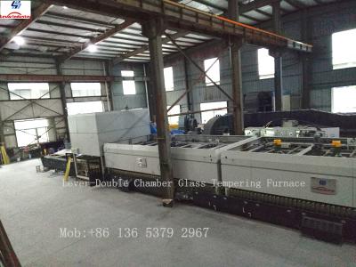 China Máquina de vidro endurecer da câmara de aquecimento do dobro de LV-DTF Sereis/fornalha de moderação de vidro à venda