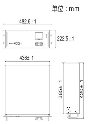 中国 低い自己放電率Lifepo4のリチウム イオン電池FT48V100Ah LFeLi 5U 販売のため