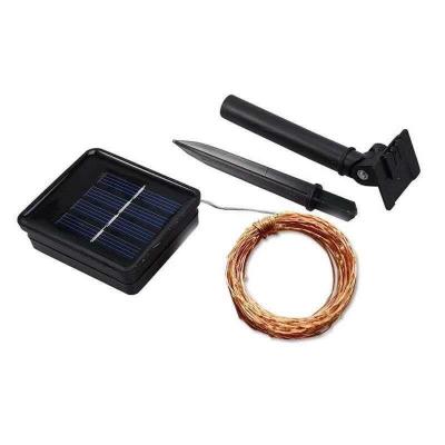 China Battery Powered Solar Powered Outdoor String Lights Decorations Waterproof Lamp for sale