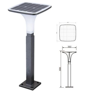 China FT-TYN-006 Solar panels 9V 10W all In One Solar 5W LED Garden Lawn lamp Ip 65 for sale