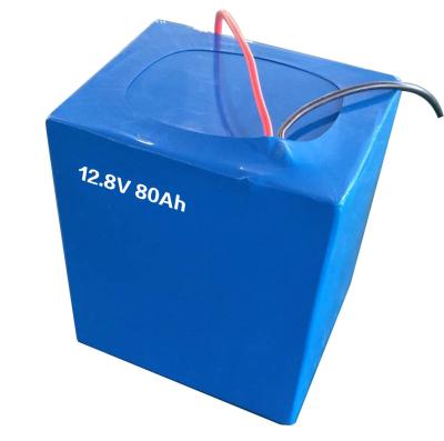 Cina pacchetto acido al piombo della batteria della batteria Lifepo4 della sostituzione di 12.8v 80ah per la lampada di via solare in vendita