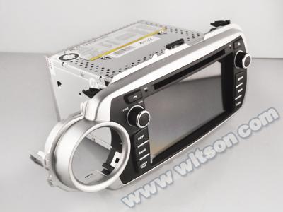 Κίνα 7» ύφος cOem οθόνης με τη γέφυρα DVD για στερεοφωνικό συγκρότημα πολυμέσων ΠΣΤ αυτοκινήτων DVD της Toyota Yaris 2012-2017 το αρρενωπό προς πώληση