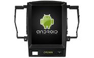 Cina Schermo verticale Tesla da 9,7'' per Toyota Crown 2005-2009 Lettore multimediale per auto Android in vendita