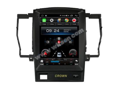 Cina Schermo verticale Tesla da 9,7'' per Toyota Crown 2005-2009 Lettore multimediale per auto Android in vendita