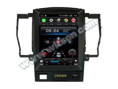 Cina Schermo verticale Tesla da 9,7'' per Toyota Crown 2005-2009 Lettore multimediale per auto Android in vendita