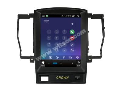 Cina Schermo verticale Tesla da 9,7'' per Toyota Crown 2005-2009 Lettore multimediale per auto Android in vendita
