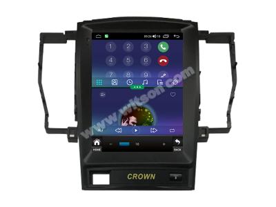 Cina Schermo verticale Tesla da 9,7'' per Toyota Crown 2005-2009 Lettore multimediale per auto Android in vendita