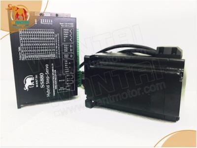 China Nema 34 closed loop stepper motor 9NM 6A&Servo driver SS880+3m cables for sale