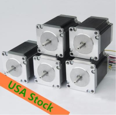 China [USA3-5days fast ship] Wantai 5PCS Nema23 Stepper Motor 425oz-in 115mm 3A CE ROHS ISO Engraver Laser Machine CNC DIY for sale
