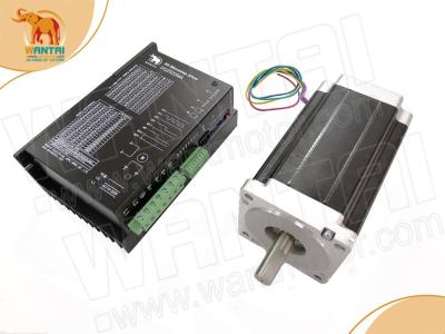 China 1Axis Nema34 Wantai Stepper Motor 1700oz, 6A&220VAC Input Driver Spindle DQ2522MA,200Microsteps for sale
