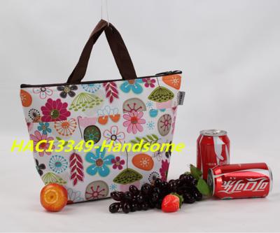 Cina Flower cooler bag in polyester fabric-HAC13349 in vendita