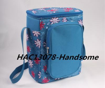 Cina Flower polyester cooler bag from Xiamen-HAC13078 in vendita