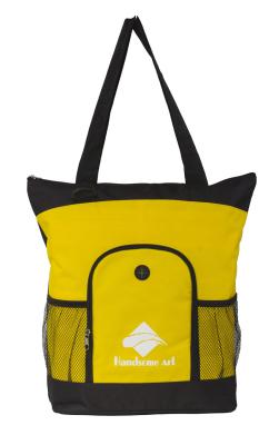 Cina Designer Wholesale Promotional Polyester Tote Shopping Bag-HAS14016 in vendita