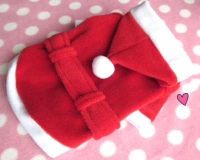 China Christmas dog jackets with soft cotton for sale
