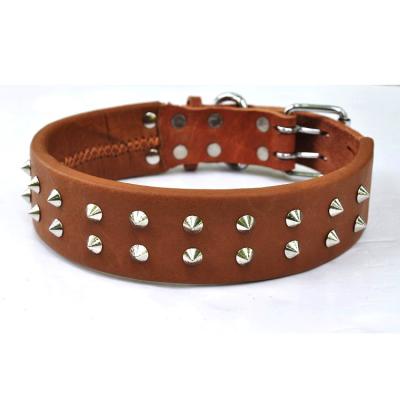 China 2012 wholesale leather collar,collar for big dog for sale