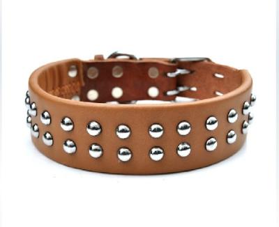 China 2012 wholesale leather collar,collar for big dog for sale