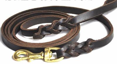 China 2012 wholesale Dog LEAD,100% Gunuine Leather,S/M/L, 2 colors for sale