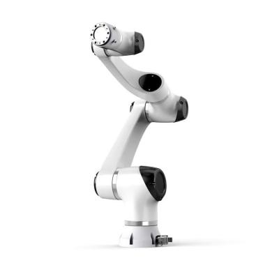 中国 Cobotのロボットとして負荷および荷を下すことのための6つの軸線のロボティック腕を搭載する一突きおよび場所のロボット ハンズE18 販売のため