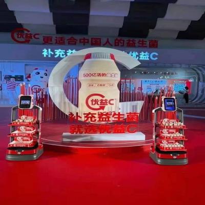 Cina Cameriere d'approvvigionamento dell'alimento di consegna di AI del robot di consegna in negozio Voice Interaction ed annunciare il robot di consegna in vendita