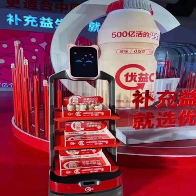 Cina Cameriere d'approvvigionamento dell'alimento di consegna di AI del robot di consegna in negozio Voice Interaction ed annunciare il robot di consegna in vendita