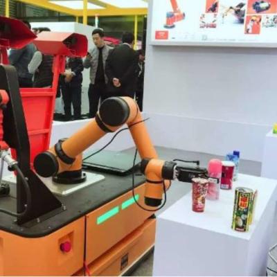 中国 Cobotとして生産ラインのロックねじのための6つの軸線のロボティック腕を搭載するAUBO i5の共同のロボット 販売のため