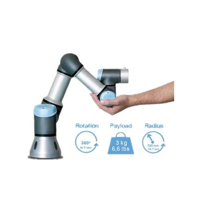 China Robotic Arm UR3 for Small Parts Lift and Assembly for Industrial Use Manipulator Robot Arm Cobot 6 Axis Mirobot à venda