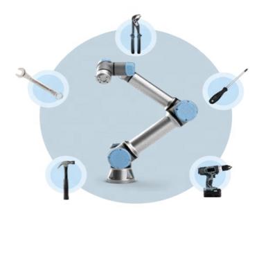 Cina UR 3e  collaborative table-top robot  used to picking, assembling, and placing parts generally industrial robots arm in vendita