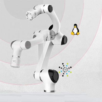 Cina Hans collaborative robot Elfin 5 combined with laser welding robot arm machine with low price in vendita
