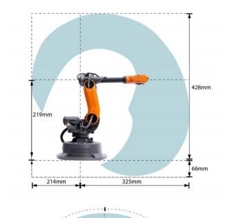 China Wlkata 6 axis mini collaborative robot arm which accessible for educators and students à venda