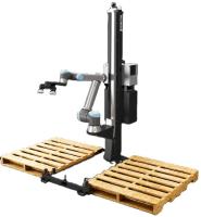 China Manipulator universal robots UR10  ROBOTIQ palletizing solution quick to receive and install, quick to program for pallets for sale