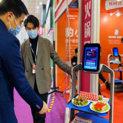 中国 Service Robotics that voice interaction and autonomous walking and accurate navigation for Restaurant and hotel delivery robot 販売のため