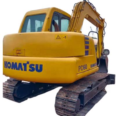 China Used Digger Komatsu PC60 Excavator Good Condition Machine Weight 6000 KG for sale