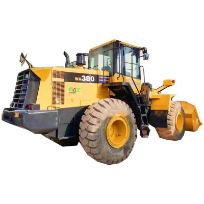 China Good Condition Second-hand Komatsu WA380 Used Loader Excavator Original Color Pay Loader for sale