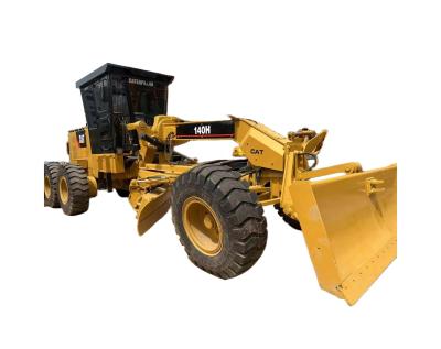 China Yellow CAT 140H Grader with 30KN Exciting Force Original Japan Construction Machine for sale