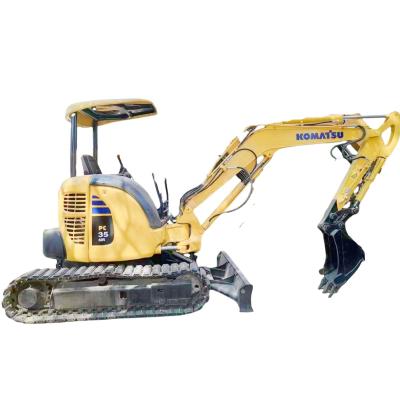 China KOMATSU Hydraulic Cylinder Used Mini Excavator PC35 3.5 Ton Crawler Digger for sale
