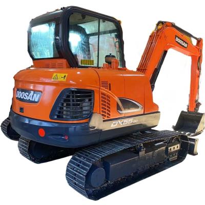 China 36KW Second Hand Doosan DX55 Machines Korea Hydraulic Crawler Used Mini Doosan Excavator for sale