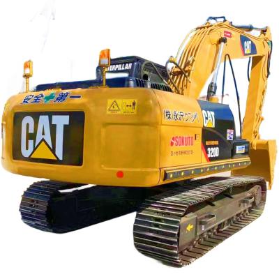 China 20T Heavy Duty Used Excavator Cat 320D Crawler Excavator Well-Maintained Used Digger for sale