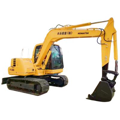 China Japan Imported Komatsu PC60 Crawler Excavator with Original Engine and Low Working Hours for sale
